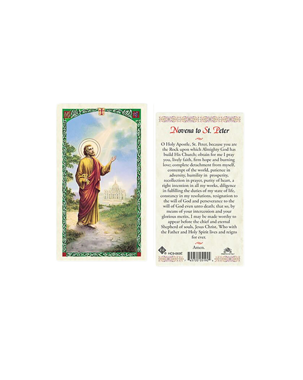 St. Peter Prayer Card – Stella Maris Readings