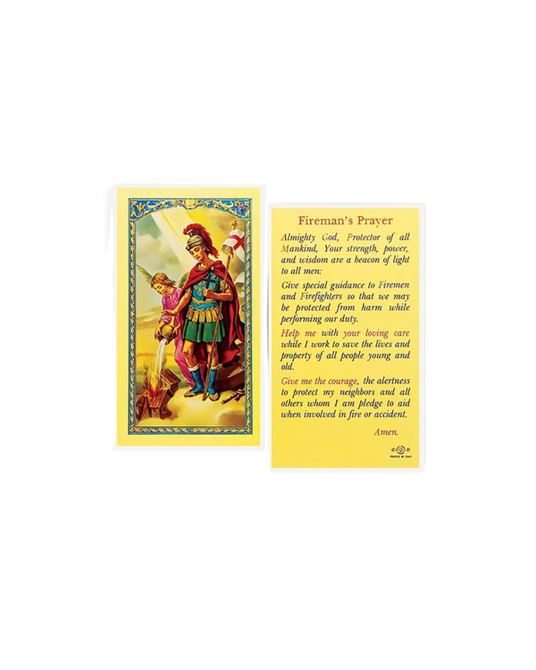 St. Florian Prayer Card – Stella Maris Readings