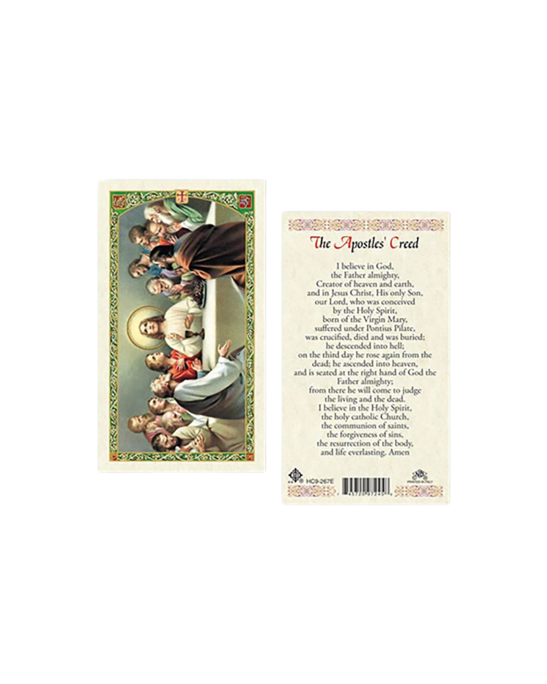 The Apostles Creed Prayer Card – Stella Maris Readings